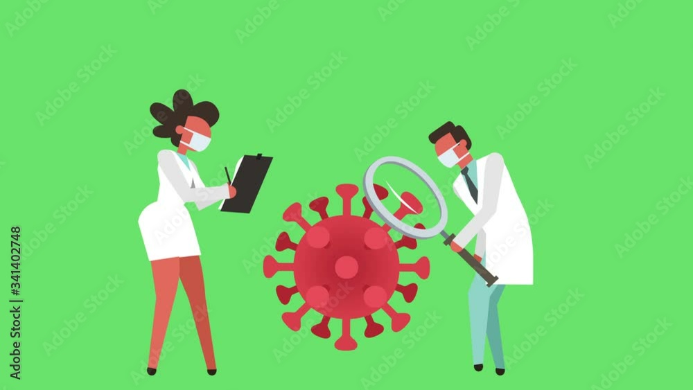 Stick Figure Color Pictogram Doctor Characters Man and Woman Study ...
