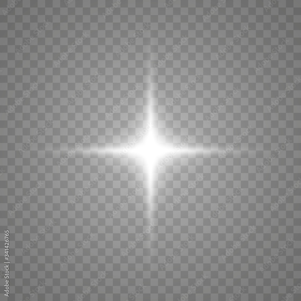 White glowing light burst explosion with transparent. Cool effect ...