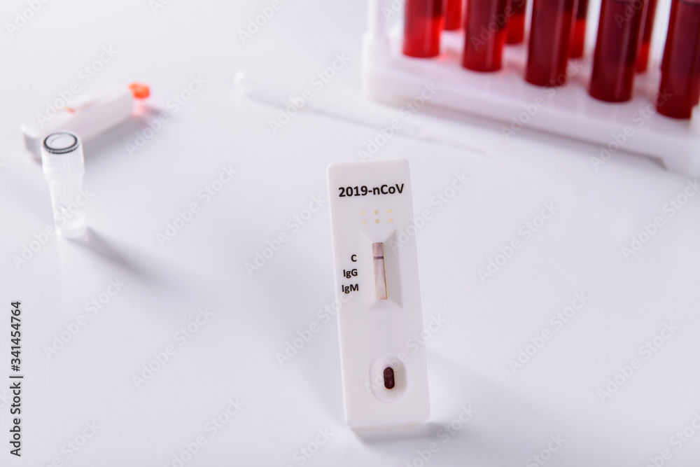 Rapid Covid-19 coronavirus strip test cassette for antibody or sars-cov ...