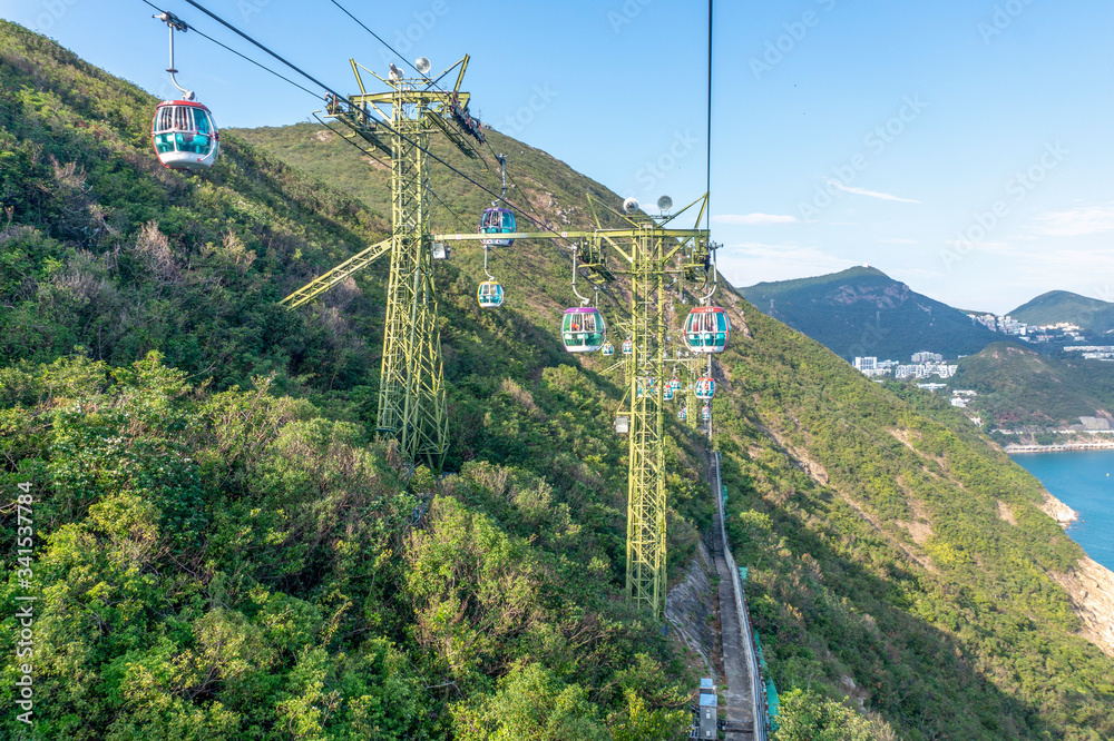 cable car in the mountains Stock Photo | Adobe Stock