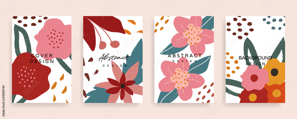 Social media stories and post cover design vector set. Background ...