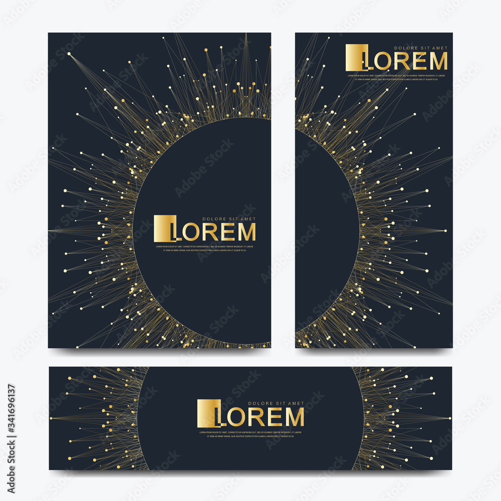 Modern vector template for brochure, Leaflet, flyer, advert, cover ...