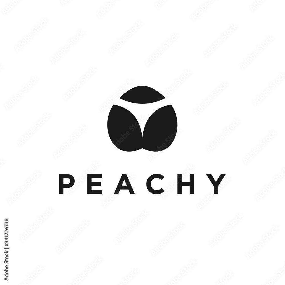 peachy logo icon vector designs Stock Vector | Adobe Stock
