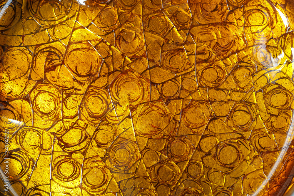 Colorful and bright caramelized white sugar background. Crystal ...