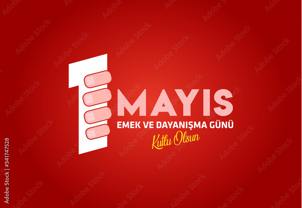 May 1st Labor Day. May 1 is the day of labor and solidarity. Hands ...