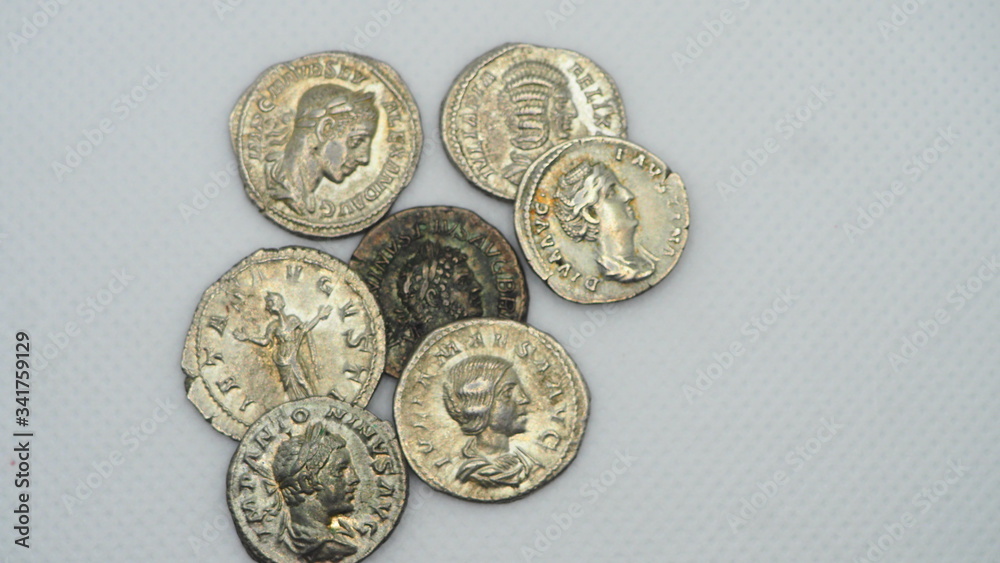 Monedas del Imperio Romano. Roma Antigua. Denario, sestercio, dracma ...