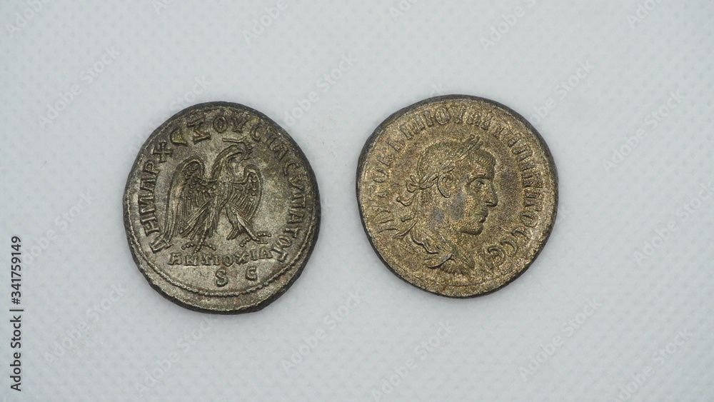 Monedas del Imperio Romano. Roma Antigua. Denario, sestercio, dracma ...