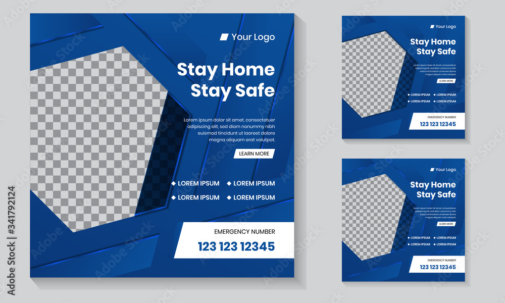Warning Poster Template