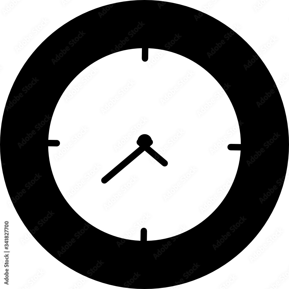 Time, clock, watch icon. Concept of UI design elements. Digital ...