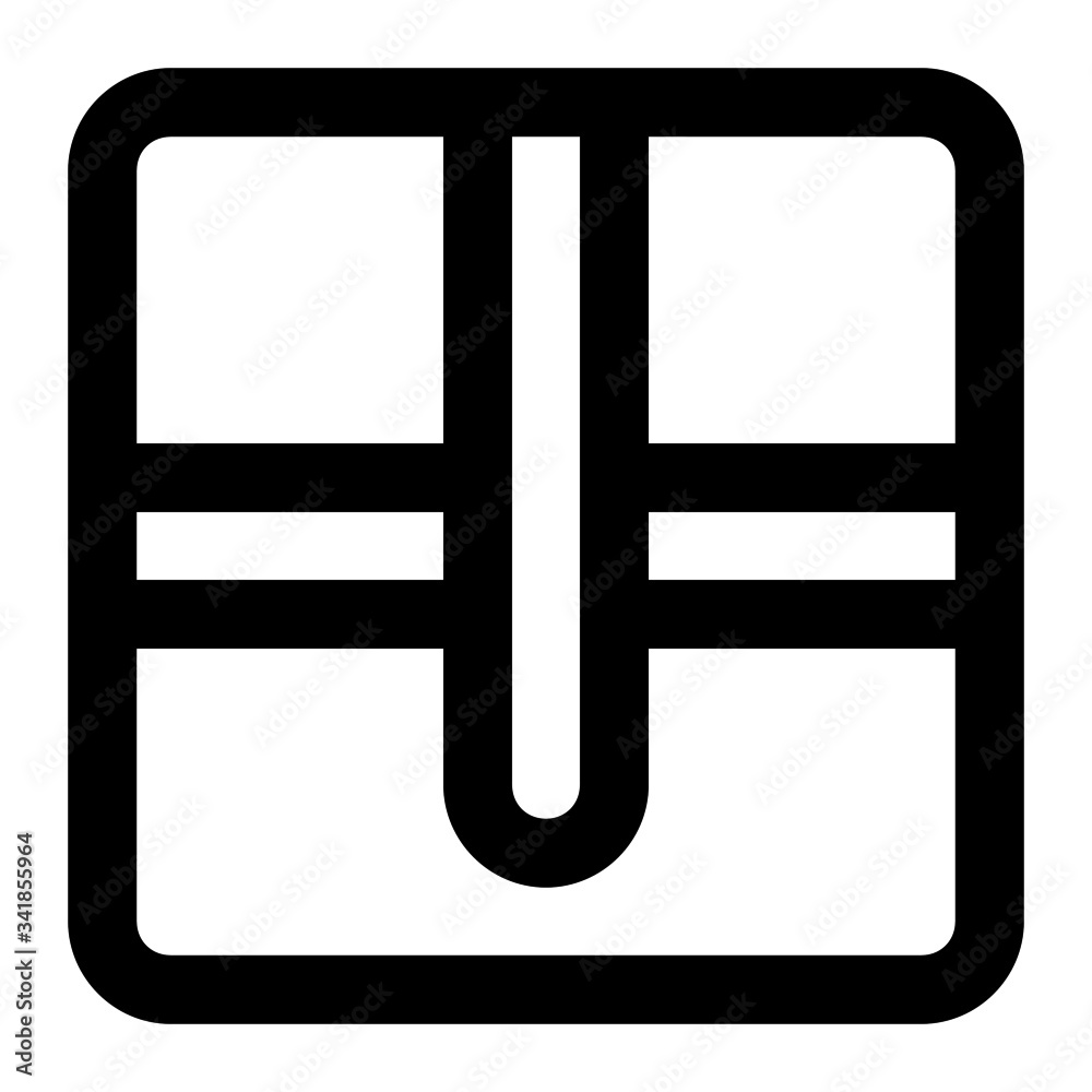 packed up. Icon with outline style, perfect pixels and base size of ...