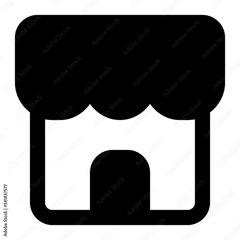 Store. Icon with outline style, perfect pixels and base size of 32x32 ...
