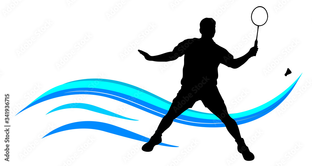Badminton Sport graphic in vector quality Stock Vector | Adobe Stock