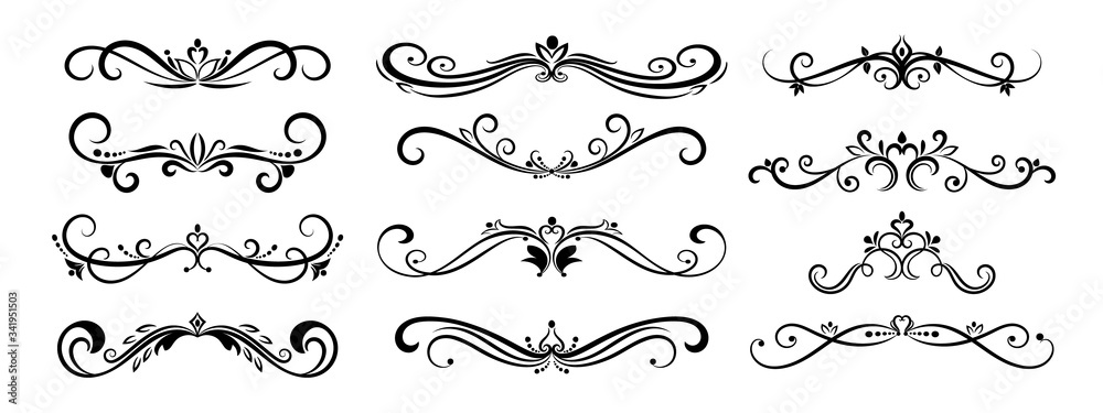 Swirl Vector Border
