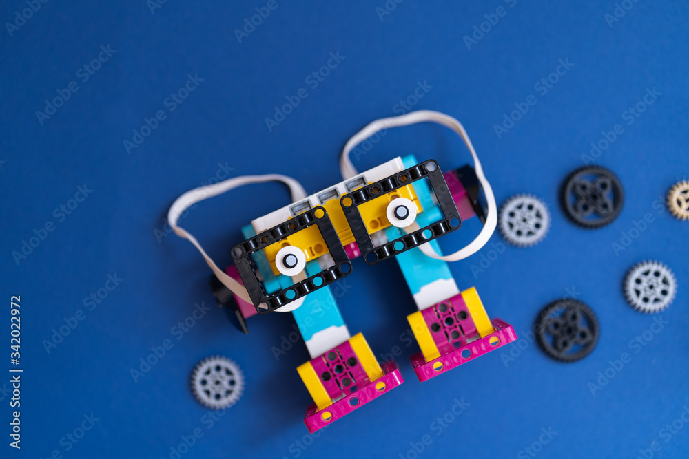 Minsk, Belarus. April, 2020. The new Spike Prime robot, released by ...