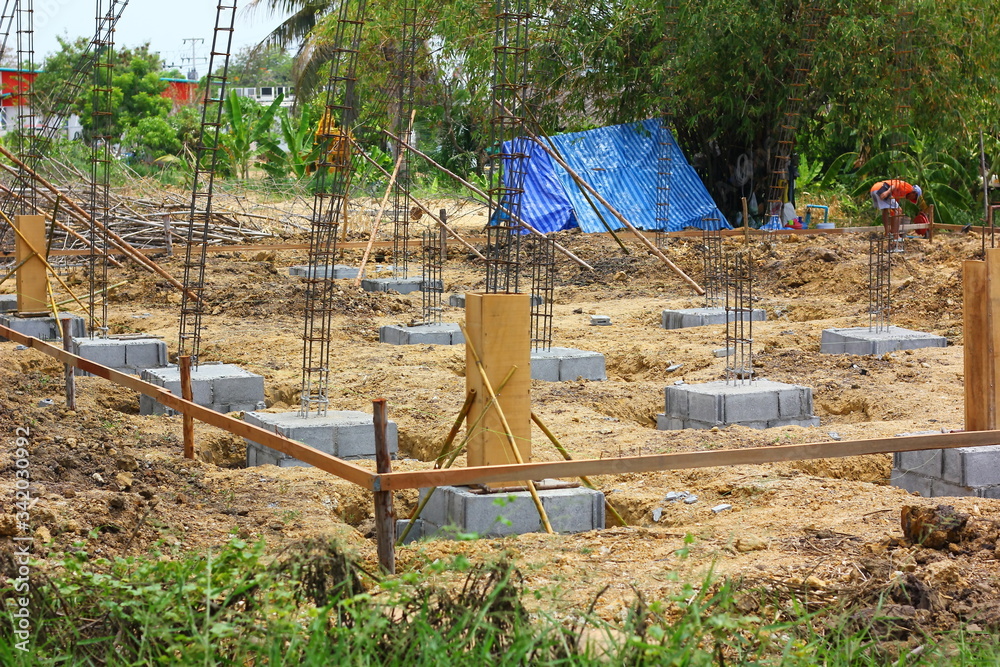 piling pile with cement reinforced with streel structure for make ...