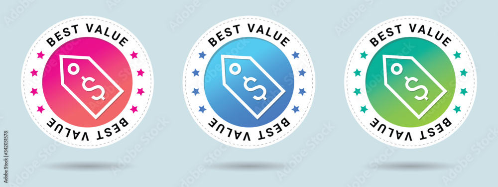 Best Value stamp vector illustration. Vector certificate icon. Vector ...