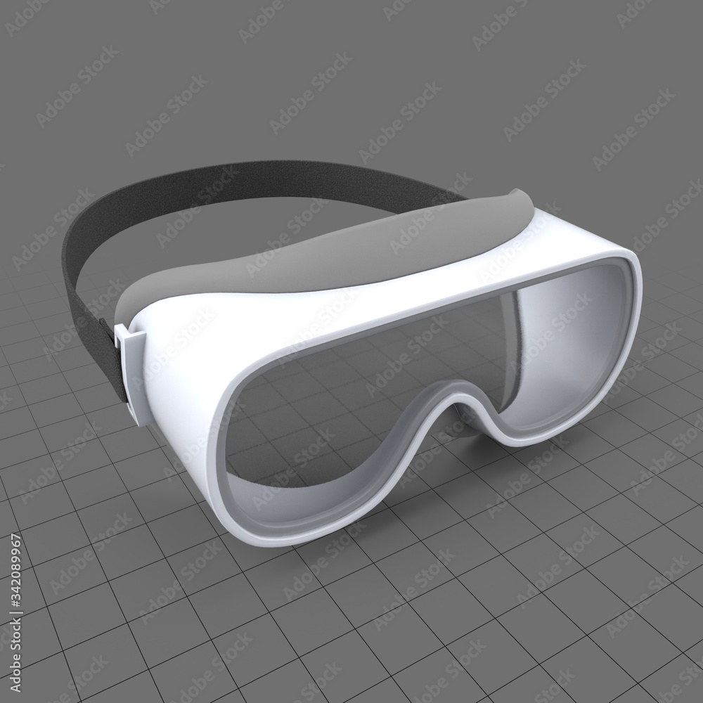 Medical goggles Stock 3D asset | Adobe Stock