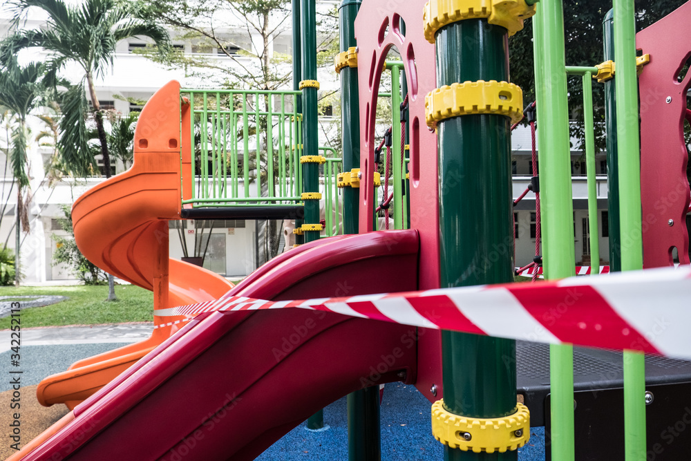Public are restricted from using the playground during the pandemic ...