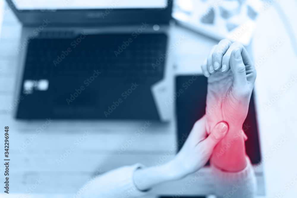 Repetitive strain injury RSI from continuous working on a computer ...