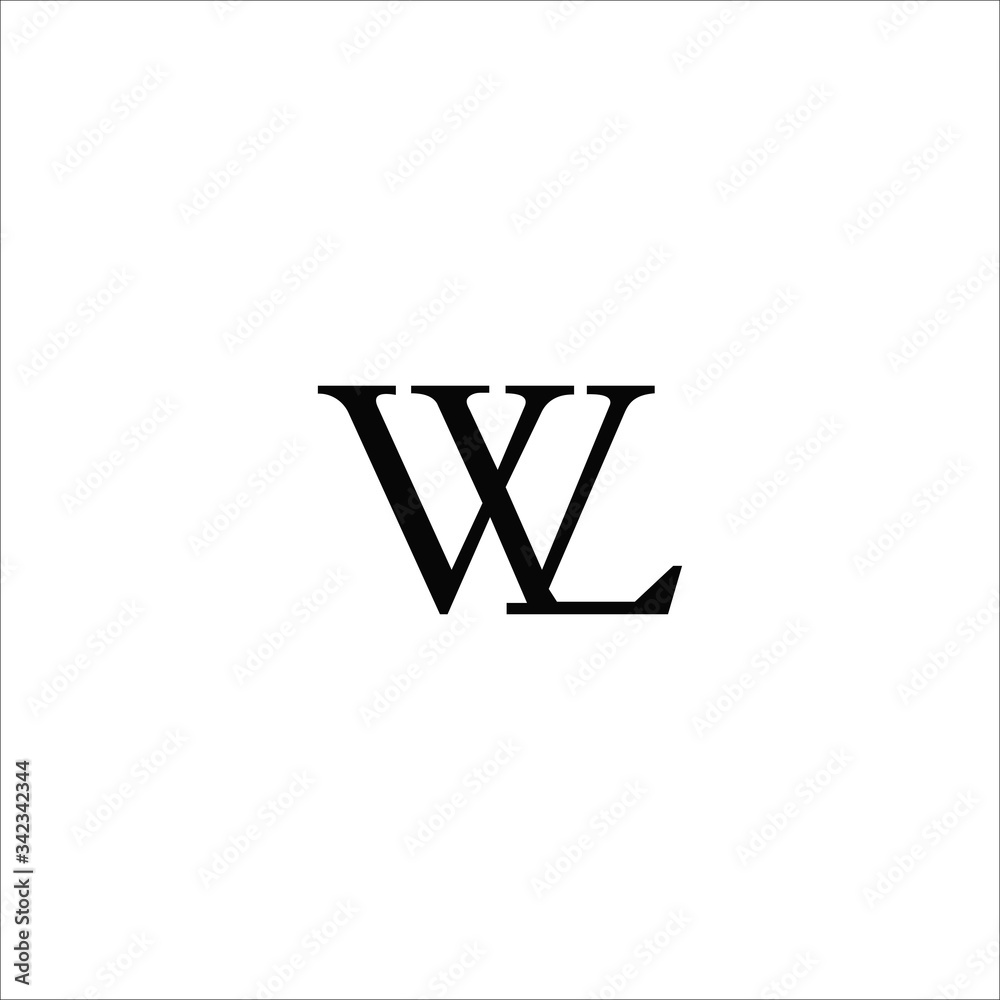 Initial letter wl logo or lw logo vector design templates Stock Vector ... Initial letter wl logo or lw logo vector design templates Stock Vector ...