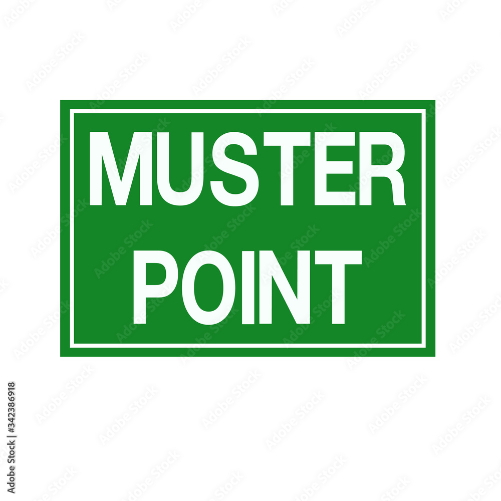 Muster Point Symbol Sign, Vector Illustration, Isolate On White ...