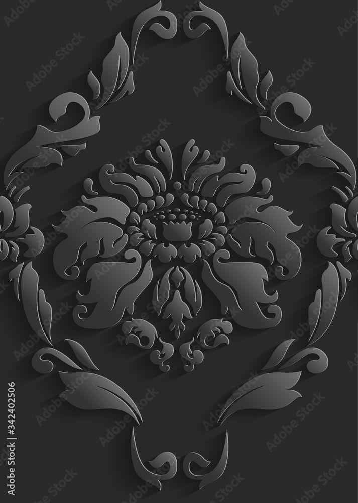 Vector Damask Seamless Pattern Background Elegant Luxury Texture For Wallpapers Backgrounds