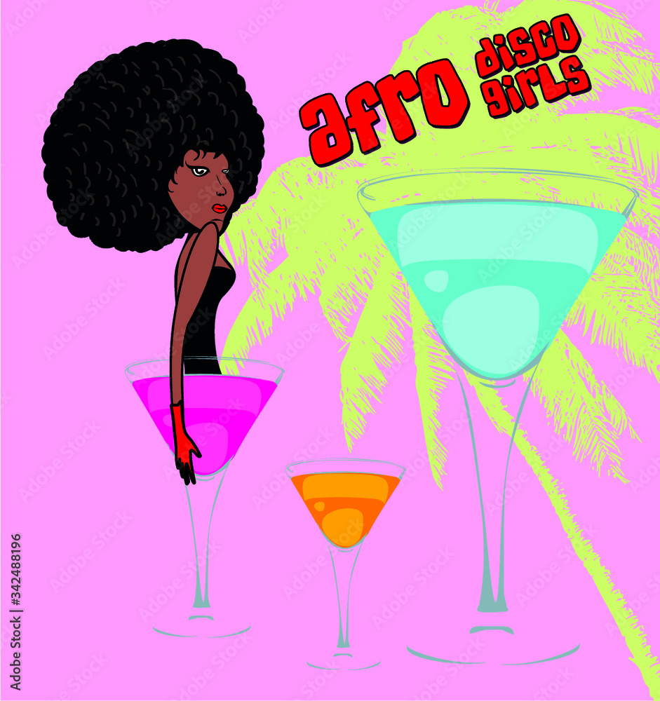 funk soul girls print and embroidery graphic design vector art Stock ...