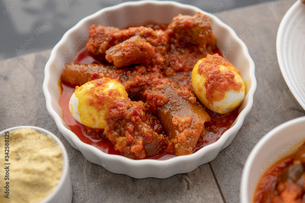 African national food dish grilled meat and chicken dish wings home ...