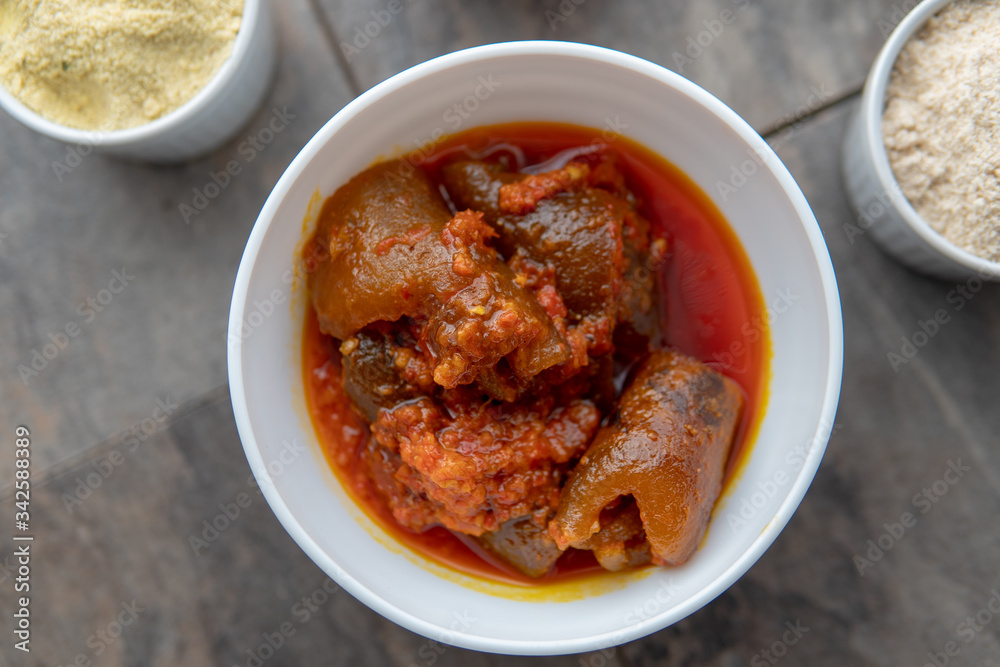 African national food dish grilled meat and chicken dish wings home ...