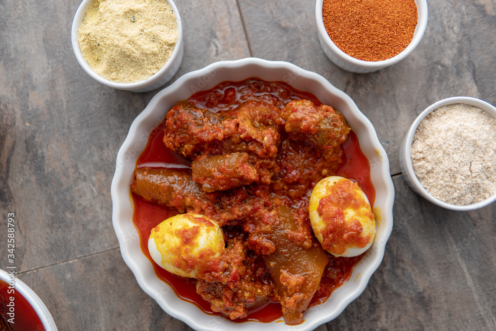 African national food dish grilled meat and chicken dish wings home ...