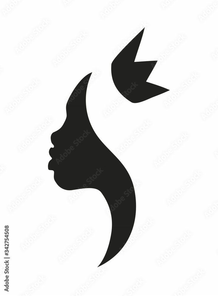 African Queen Silhouette