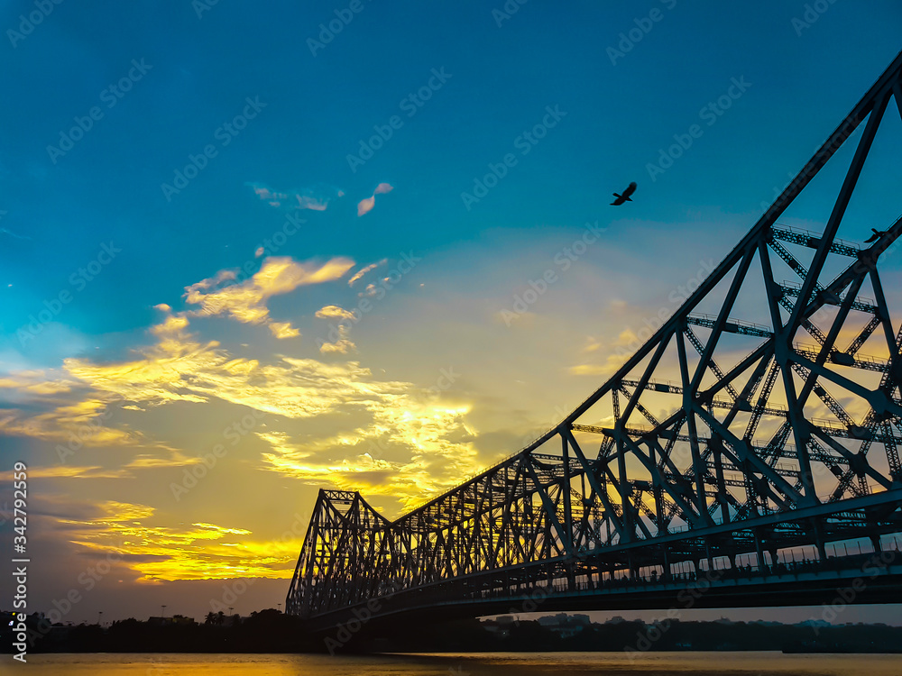Howrah bridge - The historic cantilever bridge on the river Hooghly in ...