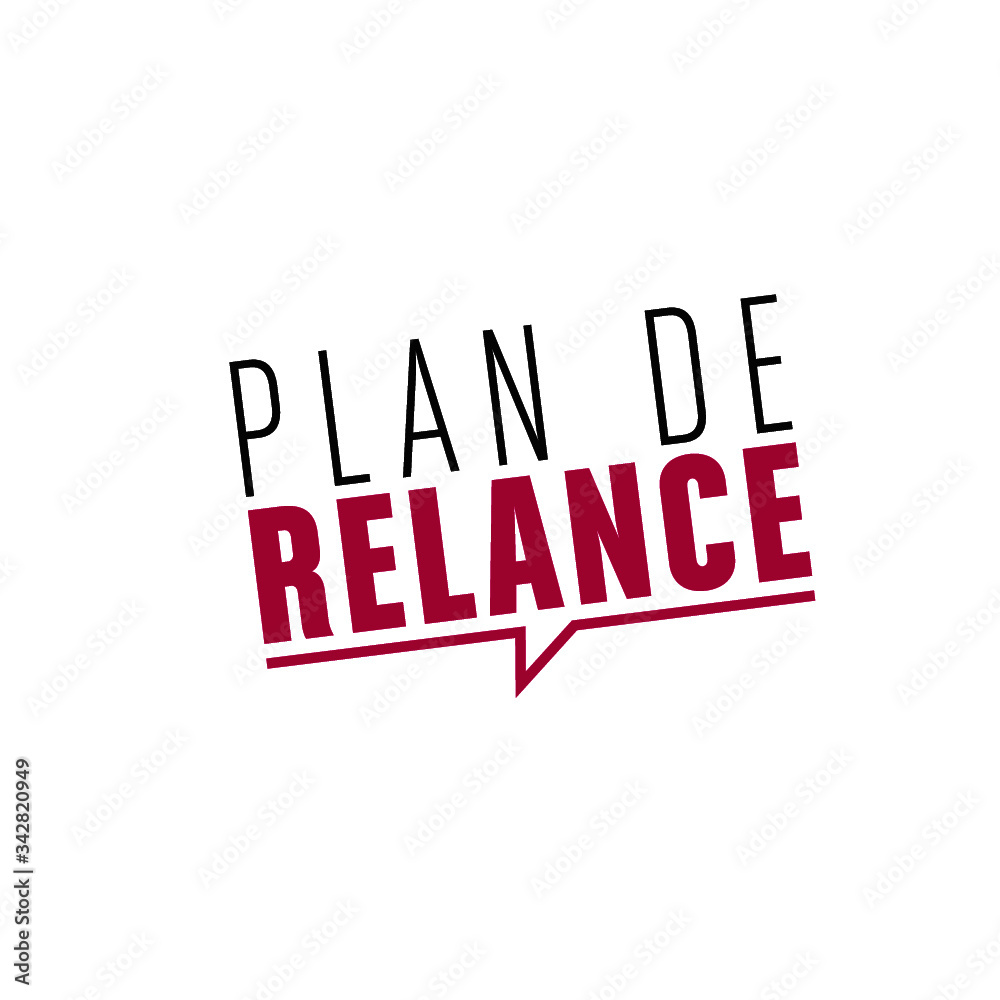 plan de relance, politique de relance économique vector de Stock ...