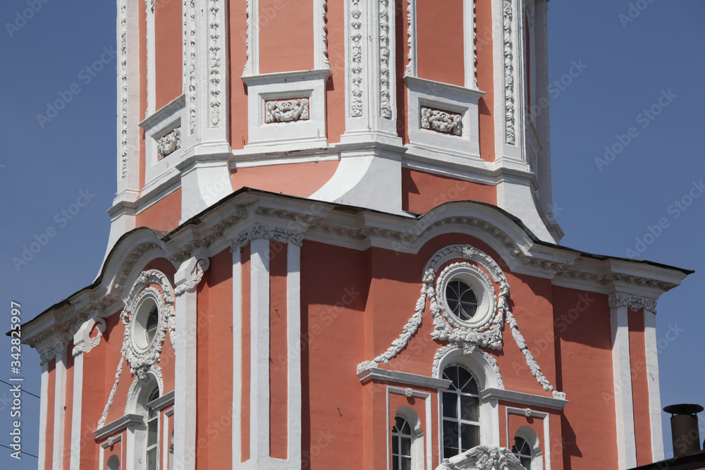 Detail of Menshikov Tower or Orthodox Church of Archangel Gabriel at ...