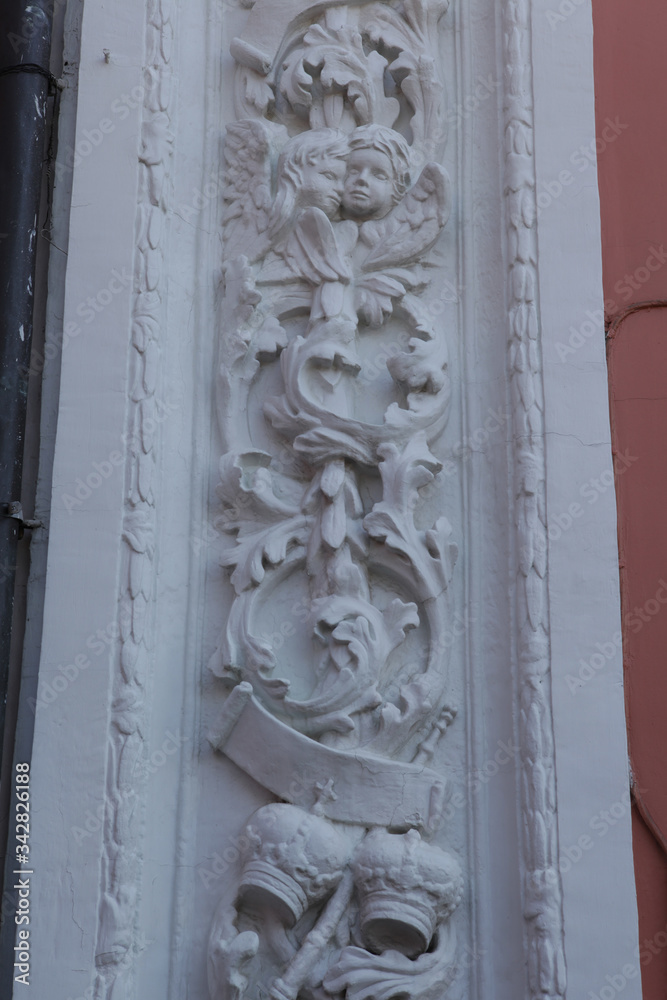 Detail of Menshikov Tower or Orthodox Church of Archangel Gabriel at ...