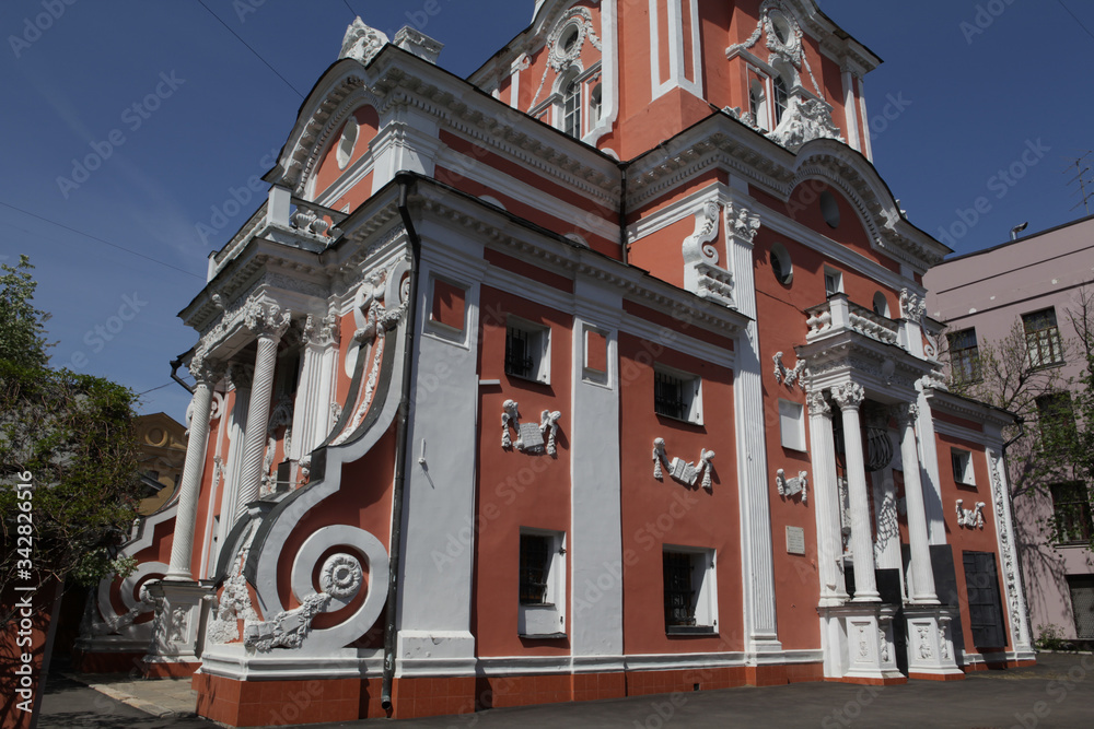 Menshikov Tower or Orthodox Church of Archangel Gabriel at Chistye ...