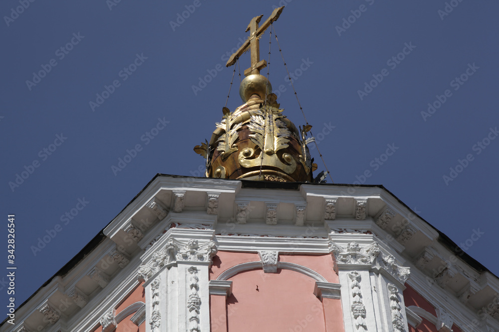 Detail of Menshikov Tower or Orthodox Church of Archangel Gabriel at ...