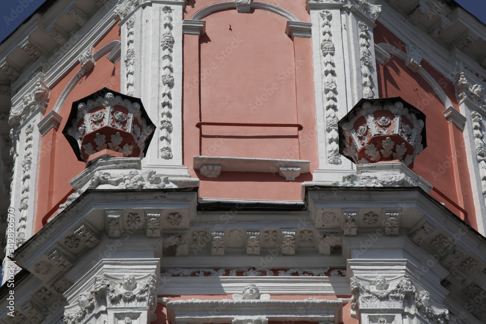 Detail of Menshikov Tower or Orthodox Church of Archangel Gabriel at ...