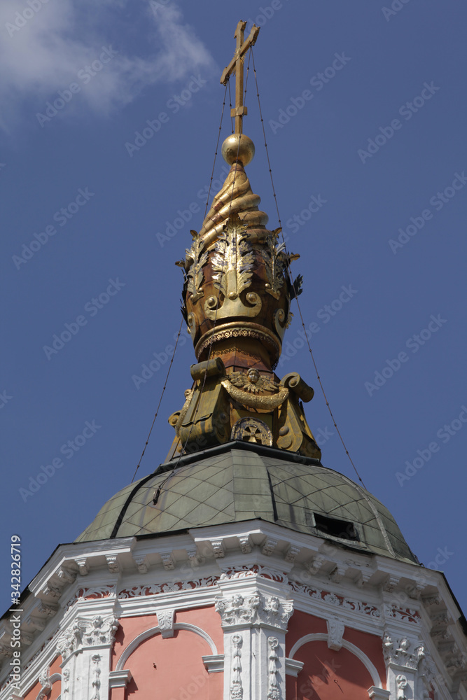 Detail of Menshikov Tower or Orthodox Church of Archangel Gabriel at ...