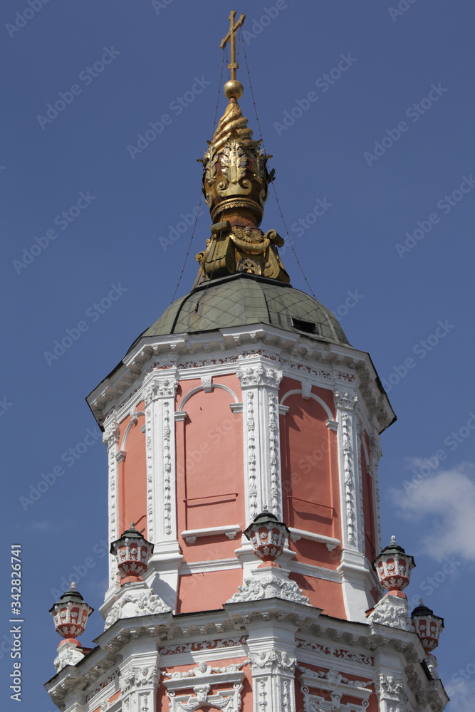 Detail of Menshikov Tower or Orthodox Church of Archangel Gabriel at ...