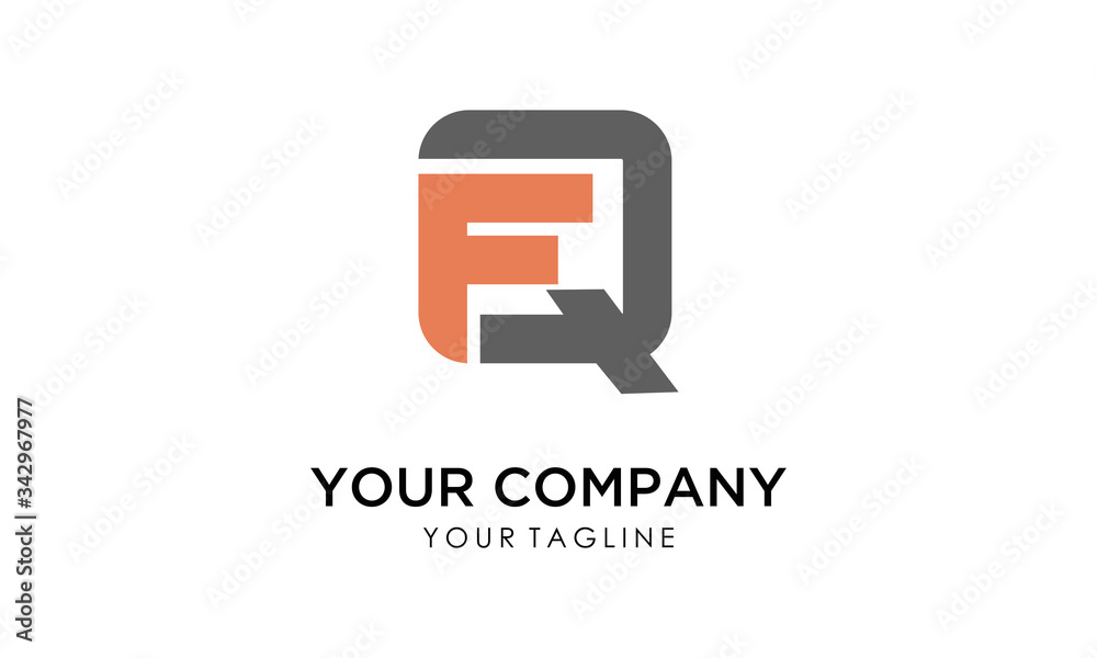 Initial FQ logo for your company Stock Vector | Adobe Stock