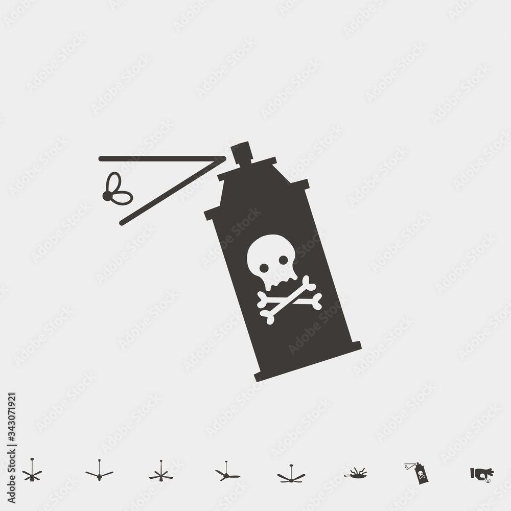 insect killer pesticide icon vector illustration and symbol for website and graphic design Stock ...