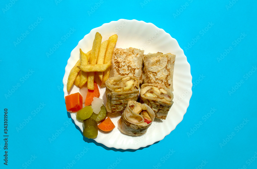 Famous traditional Arabic, Middle East, Israel cuisine. Arabic chicken ...
