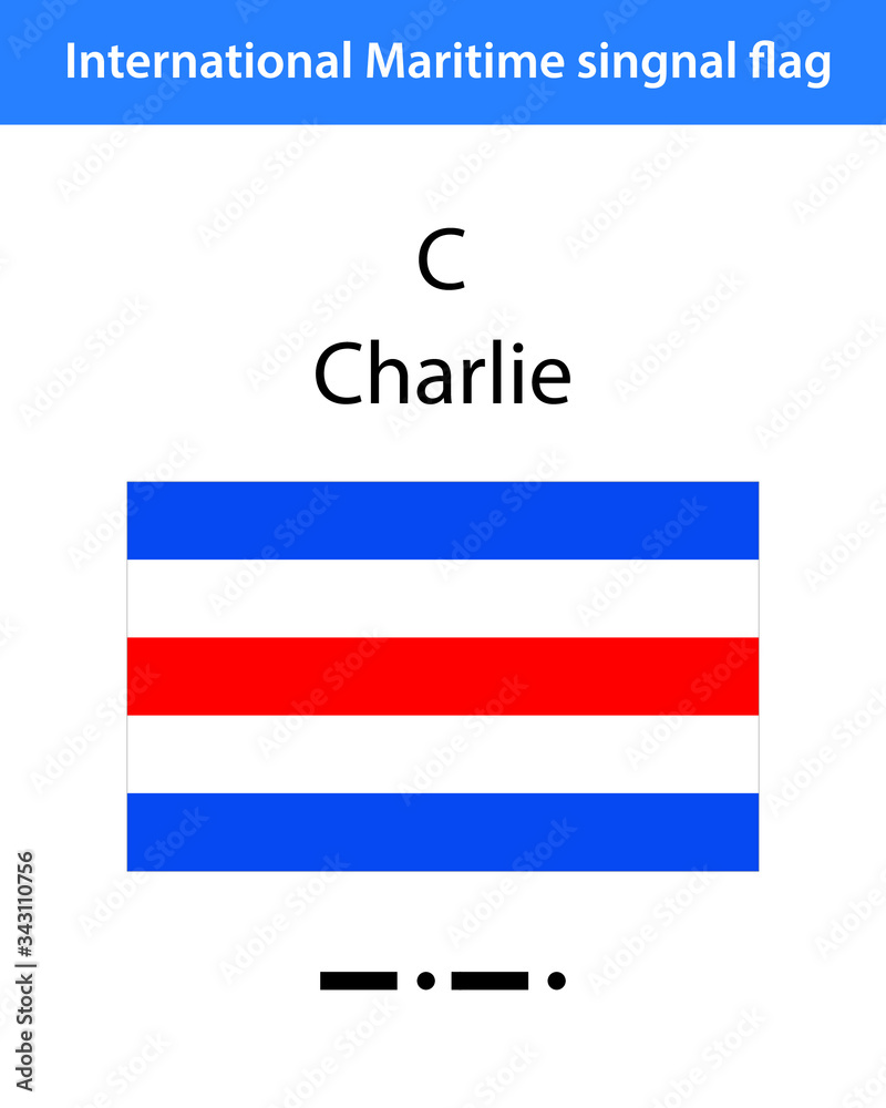 International maritime signal flags, vector illustration Stock Vector ...