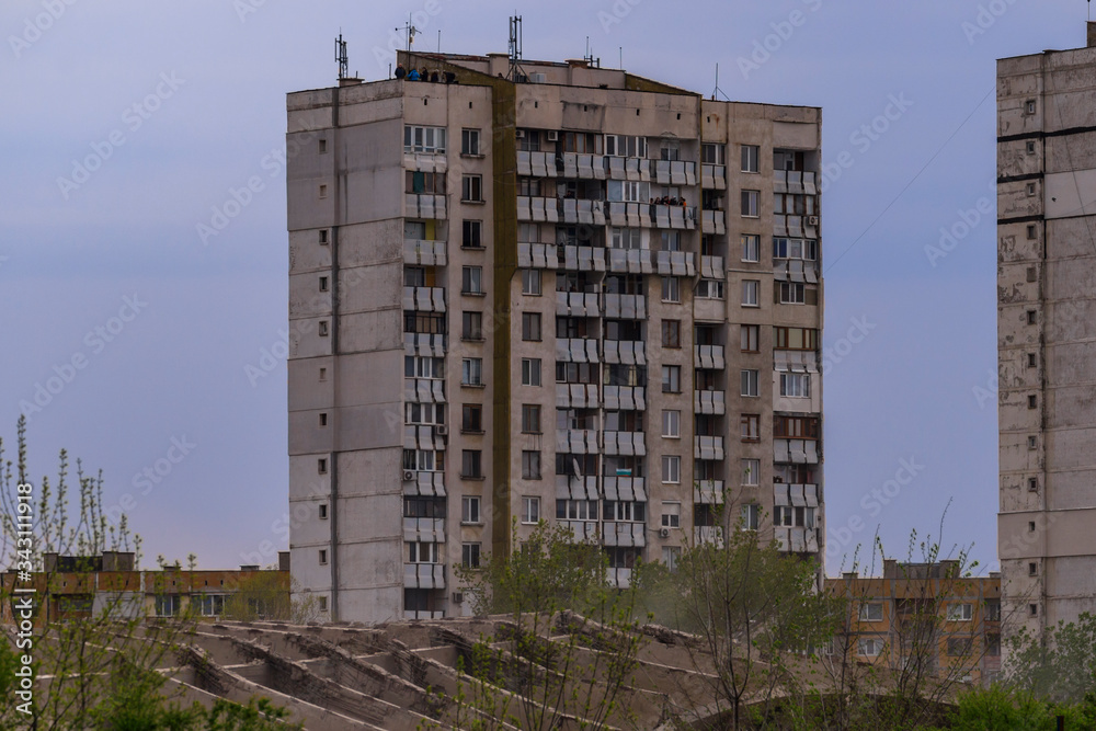 Sofia, Sofia, Bulgaria - 04.26.2020: Demolition of "Rodina" (in English ...