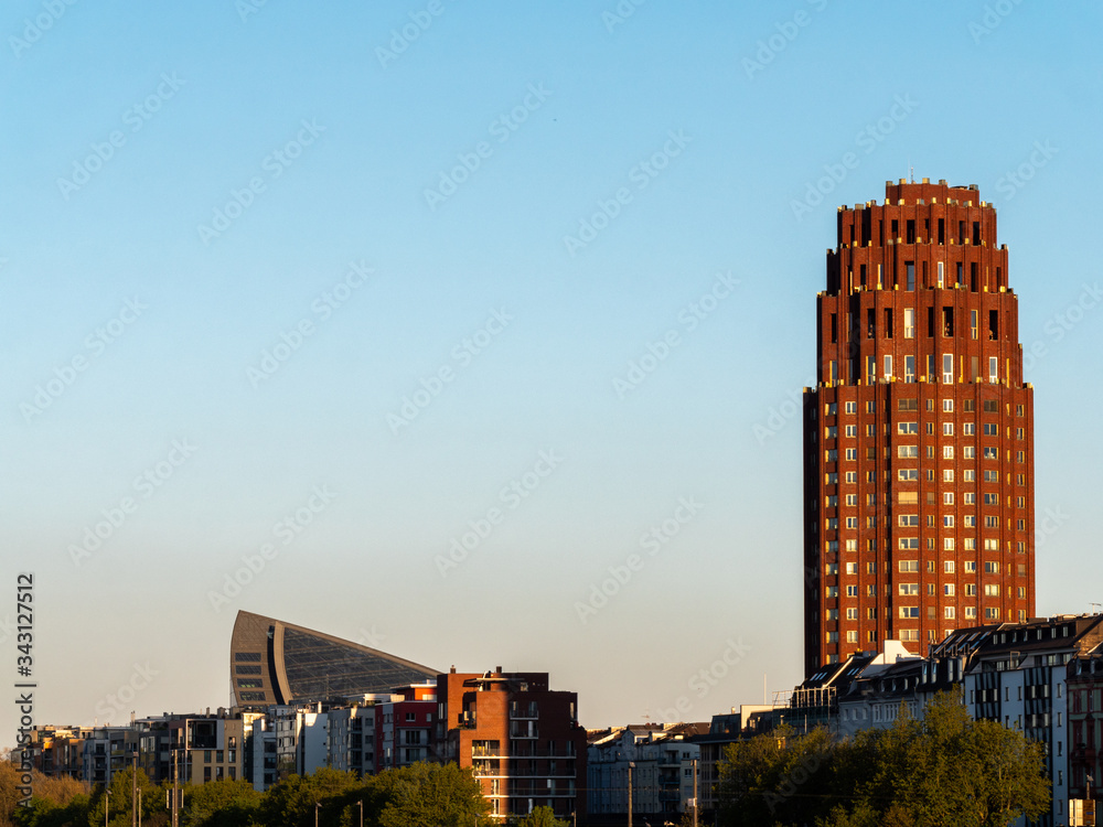 The 88-meter-high Lindner Hotel & Residence Main Plaza is a high-rise ...