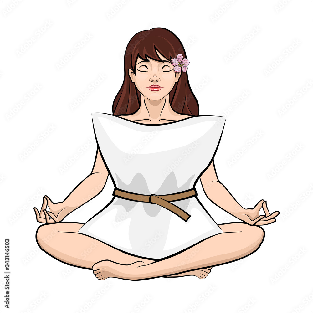 Girl with pillow dress. Quarantine Pillow challenge. Trendy fashionable ...