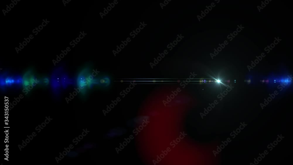 Optical lens flare effect, 4K Light Ray, high quality and realistic. a ...