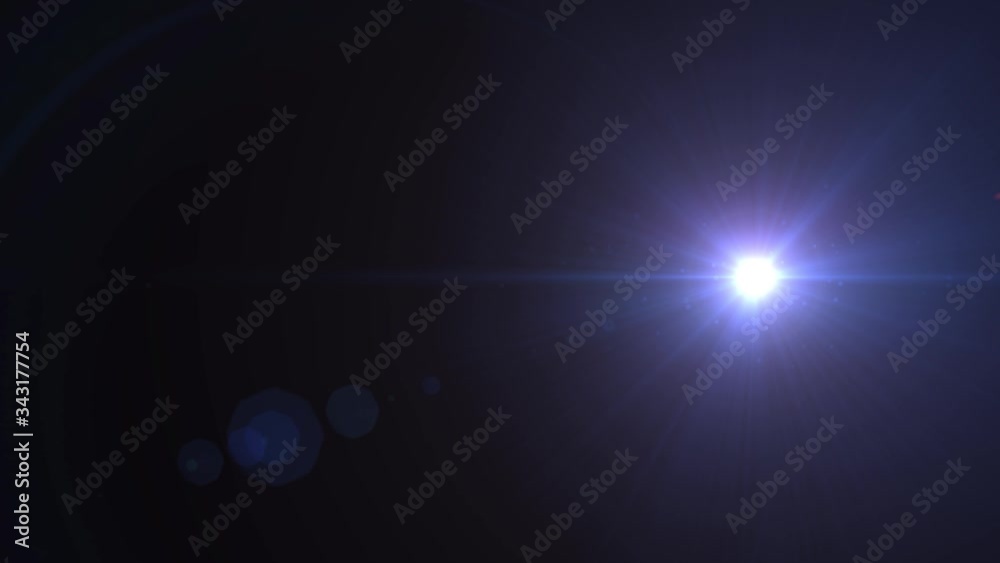 Optical lens flare effect, 4K Light Ray, high quality and realistic. a ...