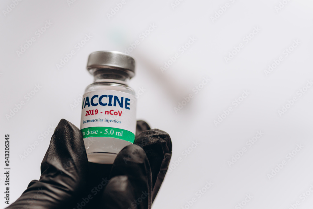 Vaccine and syringe injection. It use for prevention, immunization and ...